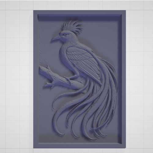 🐦 Majestic Bird of Paradise 3D Model for CNC – Detailed STL File・ STL ...