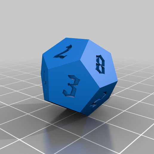 🎲 RPG Dice Set・Free 3D File for ・Cults