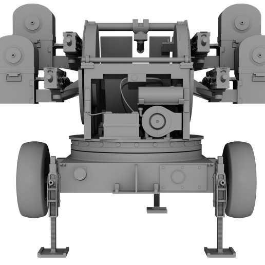 🧸 M45 Quadmount - 1/35,1/48 Scale | 3D Printable STL Miniature・ 3D File ...