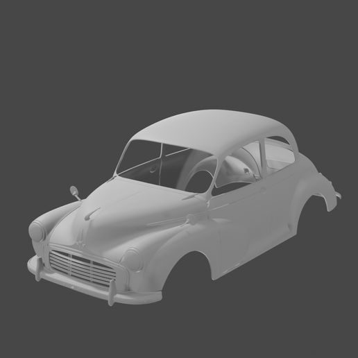 🐚 1953 Morris Minor RC Body Shell (1:10 Scale)・ STL File for 3D ...