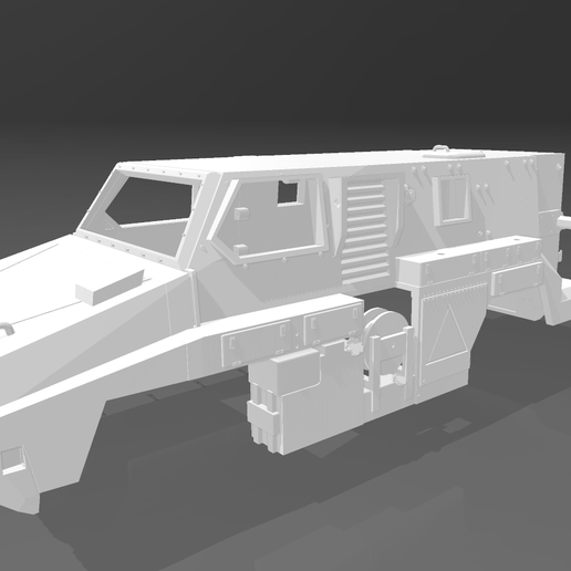 🪖 RC Bushmaster 1/10・ STL File for 3D printing・Cults