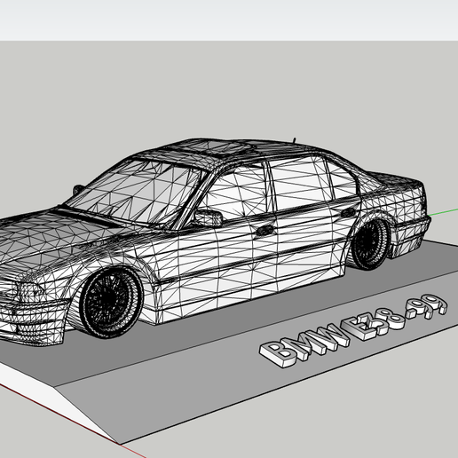 🚗 bmw e38 model・ STL File for 3D printing・Cults