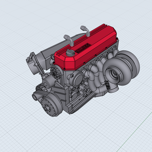 🇦🇺 Nissan Holden RB30 DET SOHC Turbo VL Commodore RB・ STL File for ・Cults