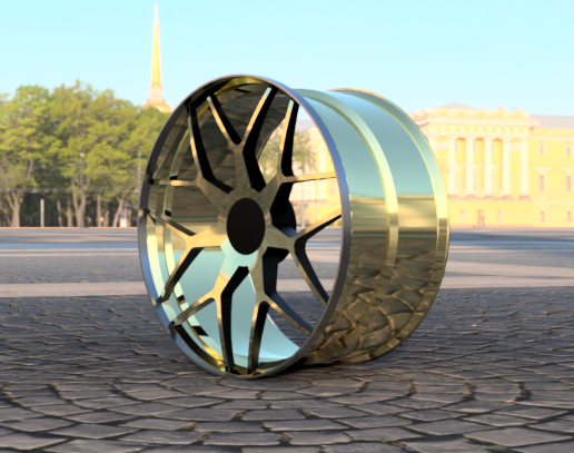 🛞 Wheel Rim・ STL File for 3D printing・Cults