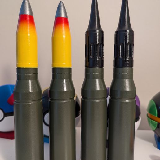 3D print 1:1 25mm M242 Bushmaster ammunition • made with X1C・Cults