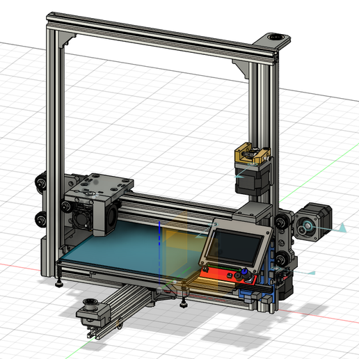 🖨️ Superb Tech DIY 3D Printer Model Complete Assembly・ STEP File for 3D printing・Cults
