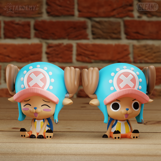 🏴‍☠️ Tony Chopper Chibi One Piece 2 models Nendoroid Style・ 3D File for ...
