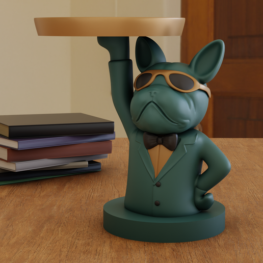 🐕 butler french bulldog・ STL File for ・Cults