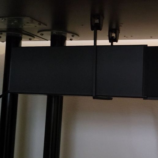 🔌 3D Printed Under Desk Cable Management Tray・ STL File for 3D printing ...