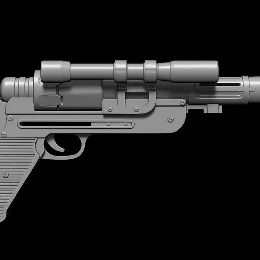 ⭐ Orson Krennic DT-29 Star Wars Blaster Mandalorian 3d Digital Download ...