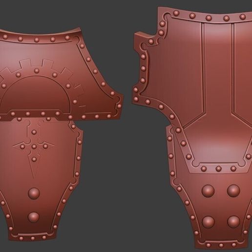 🤖 Armour Plates for Superheavy Robot・ 3D File for 3D printing・Cults