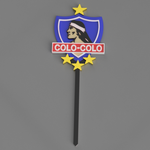 STL file colo colo - topper - soccer ⚽ ・3D printing model to download・Cults