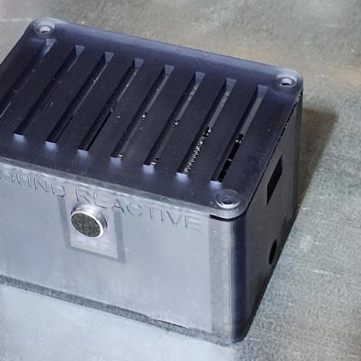 📦 ESP32 WLED Sound Reactive Box・Free 3D File for ・Cults