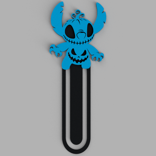 🎃 Halloween-themed Stitch Bookmarks・Free STL File for 3D printing・Cults