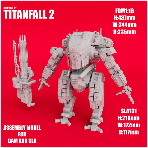 🎮 Legion inspired by Titanfall 2 Articulated 3D Printable Model・ 3D ...