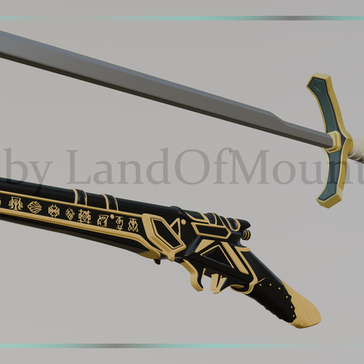 🗡️ Clair Obscur: Expedition 33 | Gustave's Sword and Pistol・ STL File ...