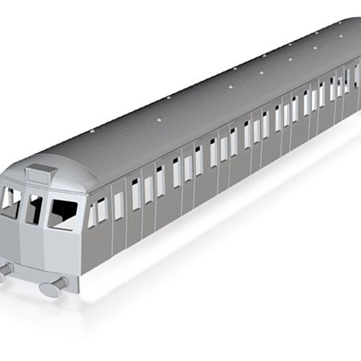 🚐 BR Class 504 EMU driver trailer coach 1/87 scale・ 3D File for 3D ...