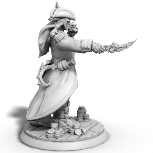 ♀️ Drow Female・ STL File for 3D printing・Cults