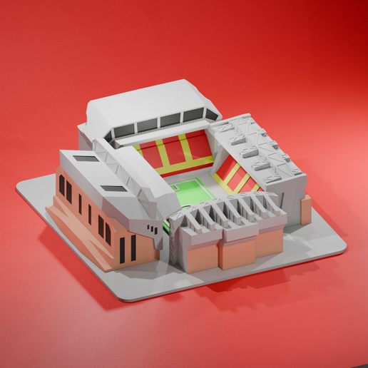 Archivo 3D Anfield stadium Liverpool 🏟️ ・Objeto imprimible en 3D para ...