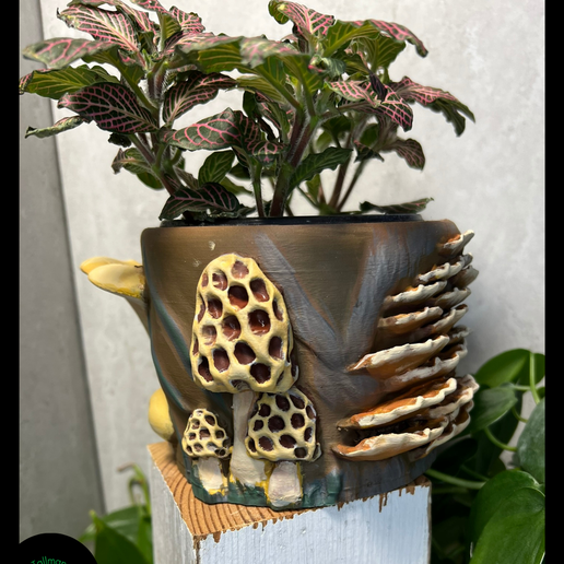 🍄 Mushroom Planter/Container・ STL File for 3D printing・Cults