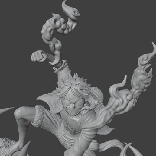 🗿 Luffy One piece・ STL File for 3D printing・Cults