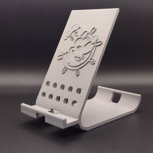 📞 Steamboat Willy Phone stand・ STL File for 3D printing・Cults