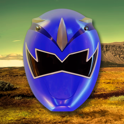 🦖 Power Ranger Dino Thunder Ranger dino thunder blue・ STL File for 3D ...