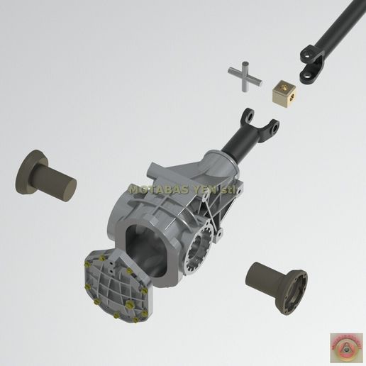 🚙 DIFFERENTIAL FOR FORD RS COSWORTH 2X4 SYSTEM - DIFFERENTIAL・ STL File ...
