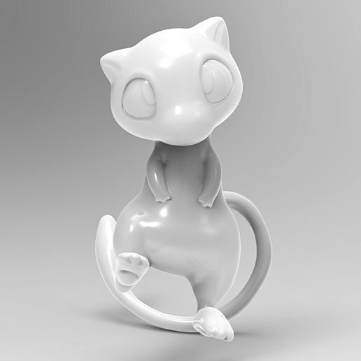 🐉 Mew 3D Pokemon Model・ STL File for 3D printing・Cults