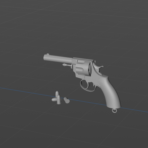 🗺️ British "Webley" RIC revolver 3D model material・ OBJ File for 3D ...