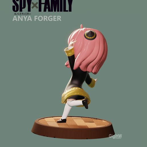 🕵️‍♀️ Anya forger spy x family Chibi 3D Print・ 3D File for 3D printing ...