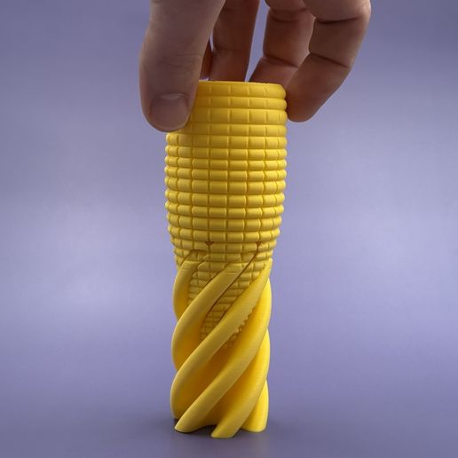 🌽 Corn Spiral Passthrough Fidget Toy - It's Corn!・ STL File for 3D ...