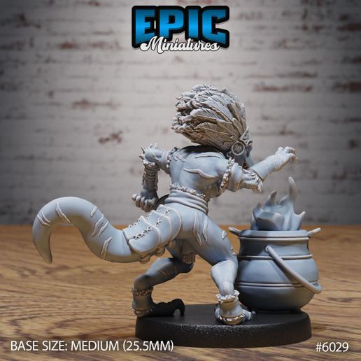 🎲 Tribe Kobold Shaman Cauldron ‧ DnD Miniature ‧ Tabletop Miniatures ...