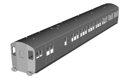 🥈 BR Tyneside EPB class 416 Driving Motor 2nd DMBSO 1/76 scale・ 3D File ...