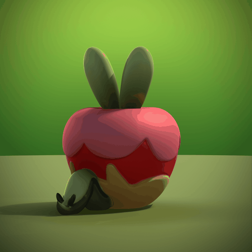 🐉 Applin Pokemon・Free STL File for 3D printing・Cults