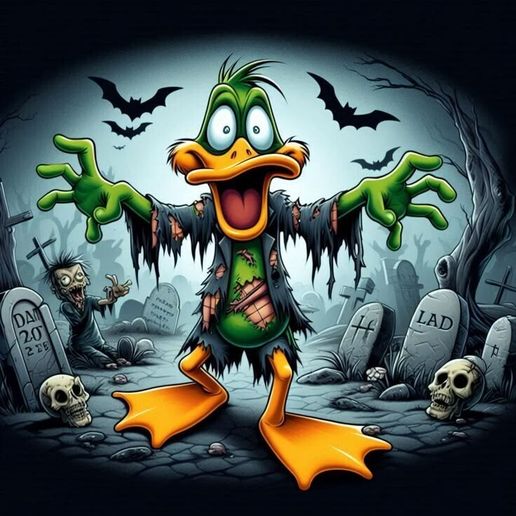 STL file Zombie Daffy 🧟 ・3D print design to download・Cults