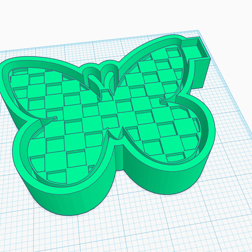 🦋 Checkered butterfly・ STL File for 3D printing・Cults