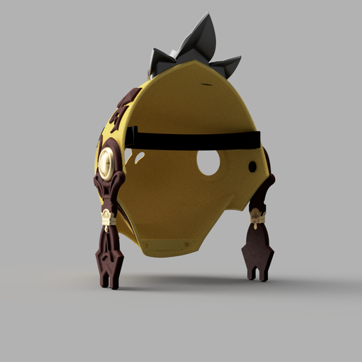 🎭 Racing Chocobo Mask・ 3D File for 3D printing・Cults