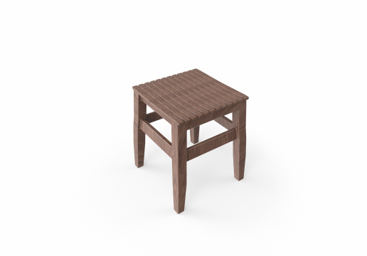 🪵 Wooden Stool・ STL File for 3D printing・Cults