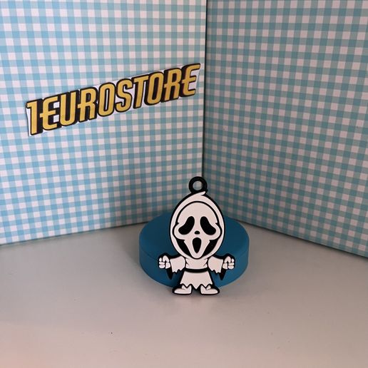 🗝️ SCREAM KEYCHAIN・ STL File for 3D printing・Cults