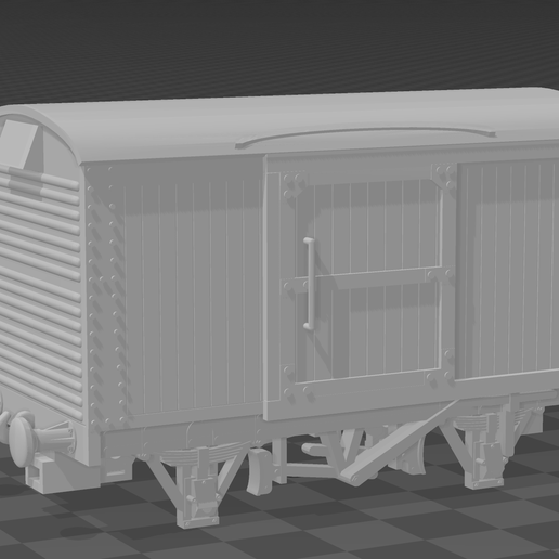 🚐 HO/OO TTTE LNER Diagram 102 12-ton van V5 NEM・ STL File for 3D ...
