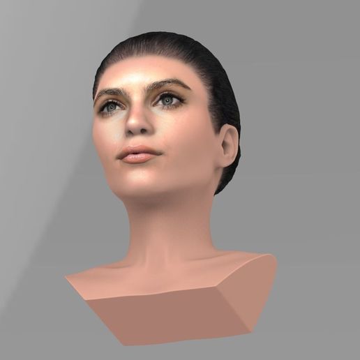 👩 Beautiful woman bust for full color 3D printing TYPE 1・ STL File for ...