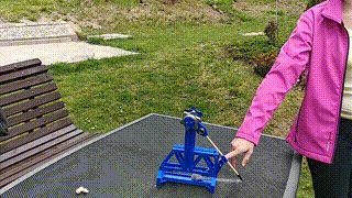 floating arm trebuchet simulator