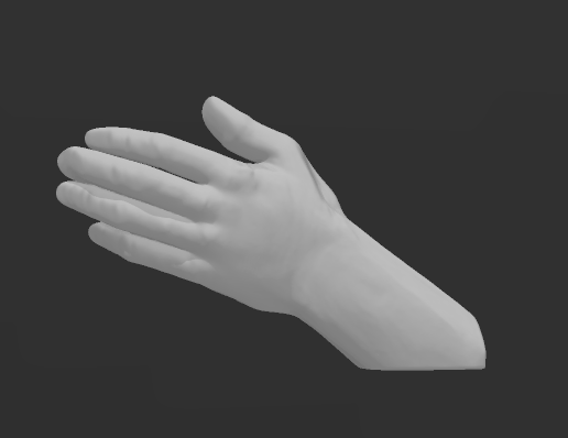 GMA Pack4 Human Hand (no texture) .Stl for 3D Printer・ STL File for 3D ...