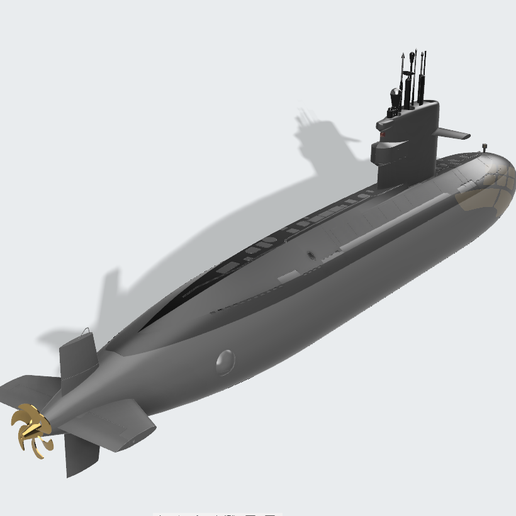 👽 Zwaardvisklasse / Swordfish class Submarine for RC scale 1/50・ 3D ...