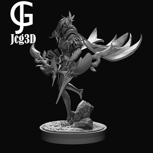 🧭 Dota2 l Windranger l Compass of the Rising Gale ARCANA STYLE 2・ STL ...