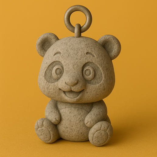 🐼 adorable Panda Keychain 3D Model・ STL File for 3D printing・Cults
