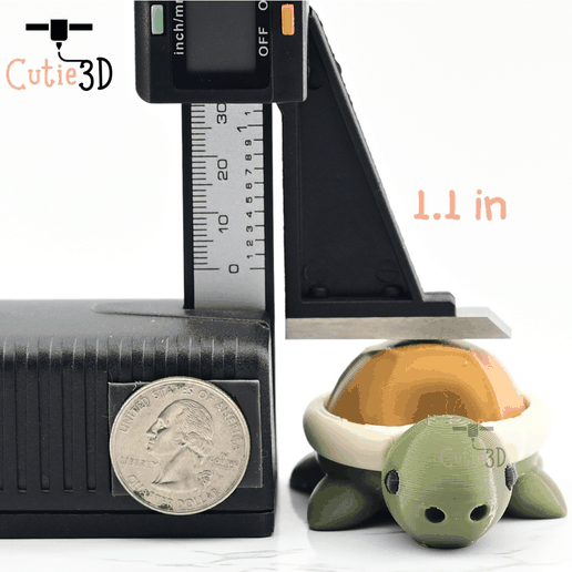 👌 Cutie3D Fidget Clicker Adorable Turtle Keychain - Cute Backpack ...