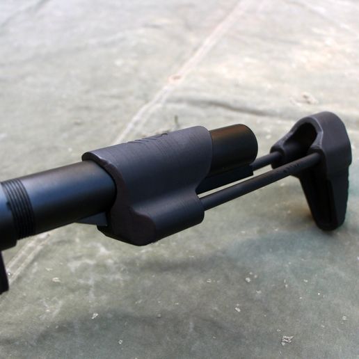 🔫 M4 STOCK | MOD.4・ STL File for 3D printing・Cults