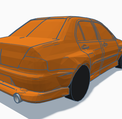 🚁 LDRC 1/18 Lancer Evolution・ STL File for 3D printing・Cults